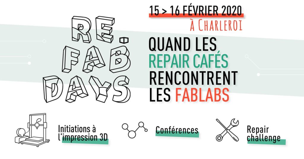 W-E : Re.Fab Days : Quand les Repair Cafés rencontrent les Fablabs ...