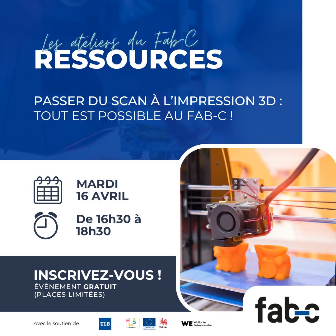 Les Ateliers du Fab-C : Ressources - FabLab ULB Charleroi